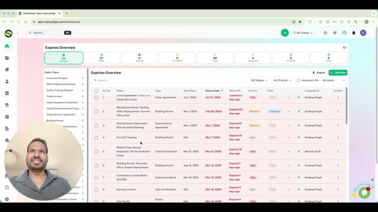 How to Streamline Business Operations | Manage Contracts, Documents & Tasks Easily (ExpiryEdge)