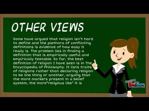How do we define religion?