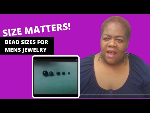 Bead Sizes for Men's Jewelry