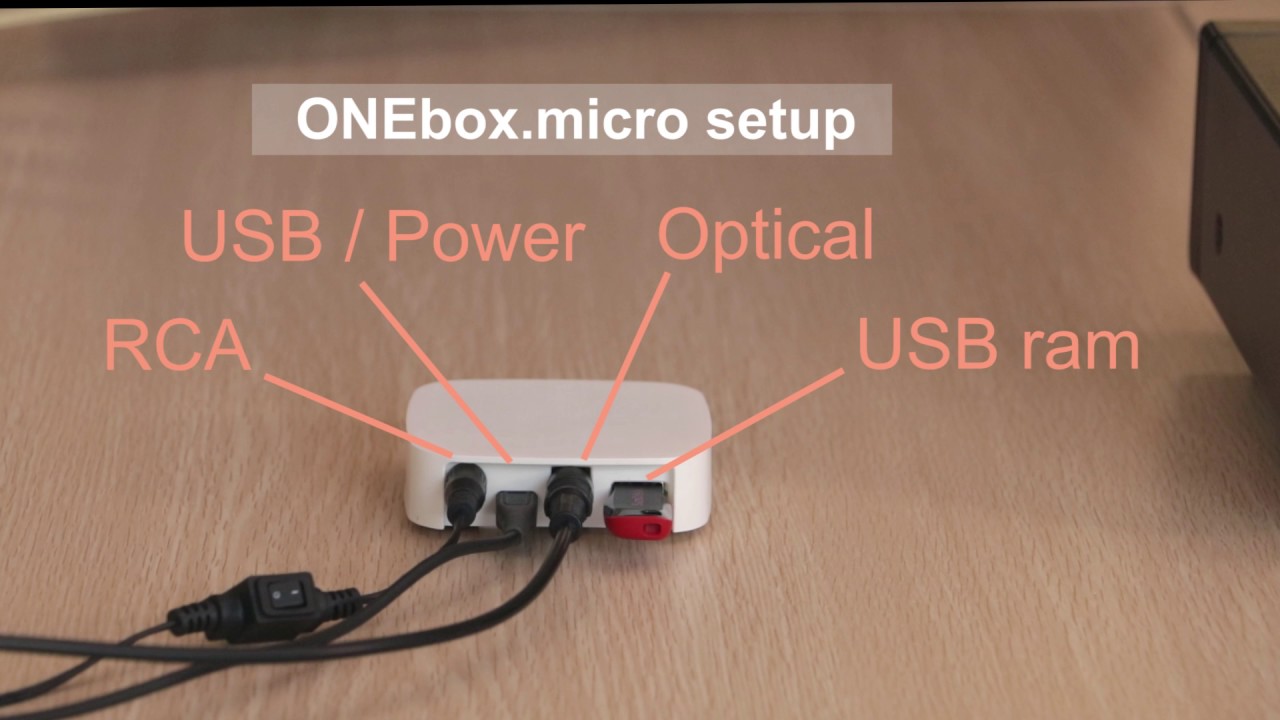 ONEbox.micro : Easy setup