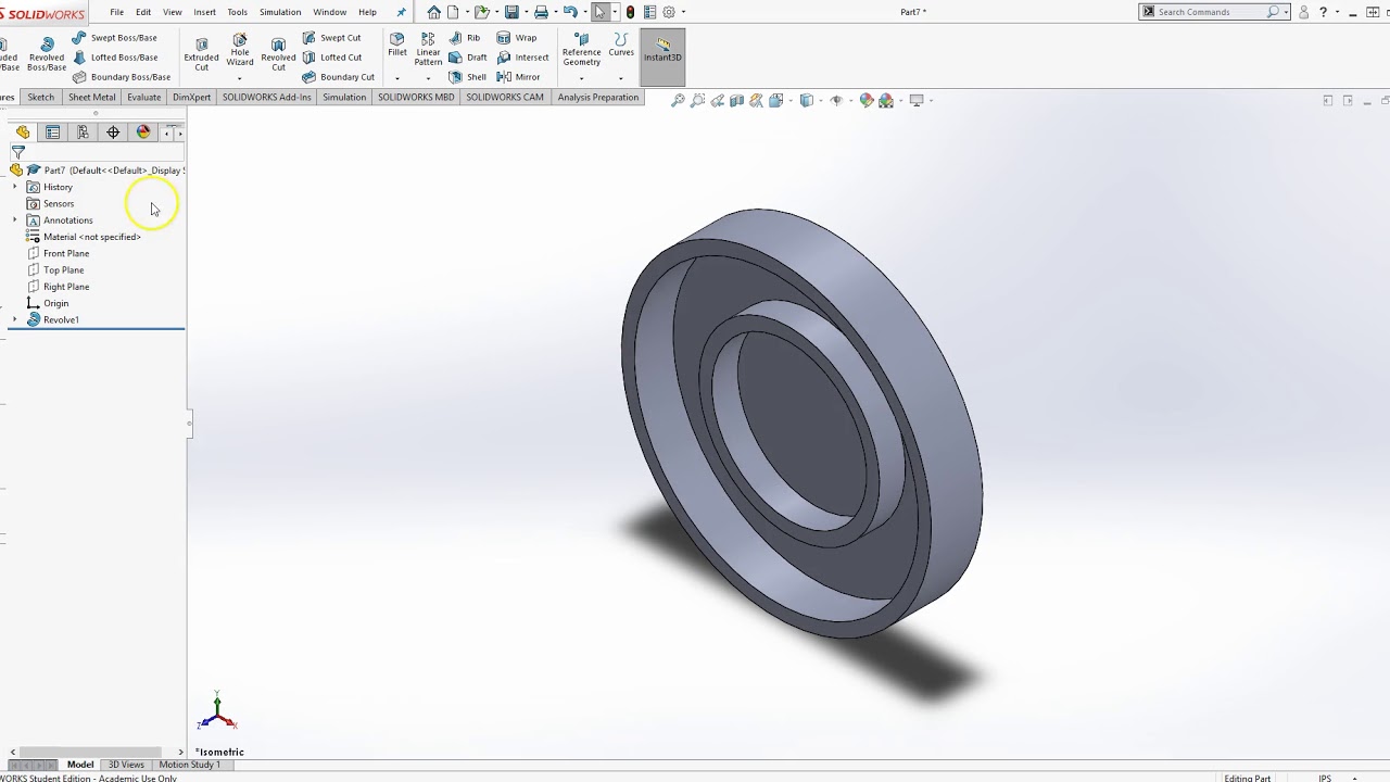 Beginner's Guide to SOLIDWORKS 2018 - Exercise 5