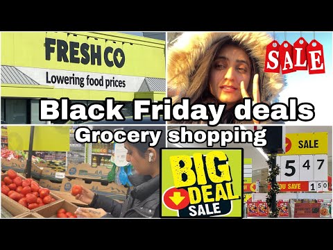 Black Friday deals in freshco π¨π¦| Canada | Grocery shopping | 2024 | Calgary | Toronto | Sale π¨π¦