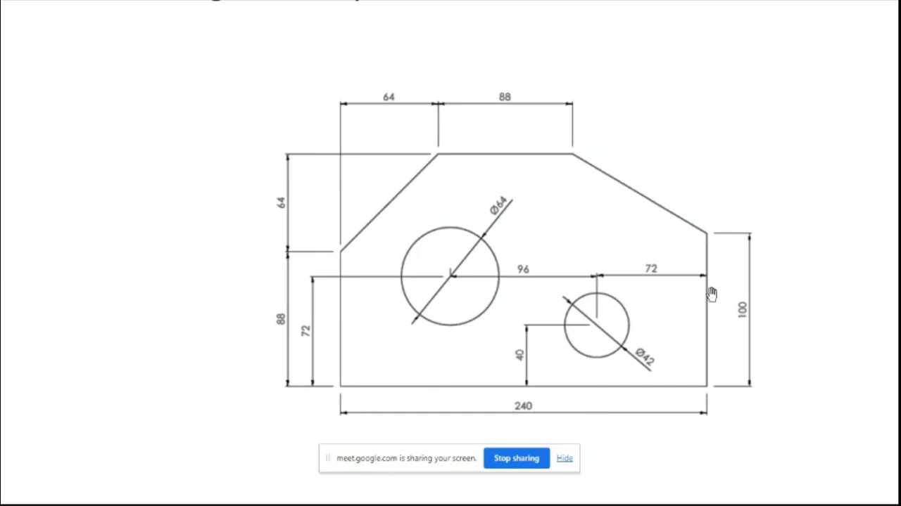 Onshape Tutorial - sketching example 1