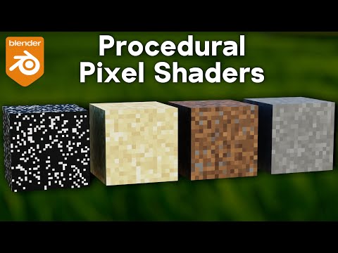 Creating procedural pixel shaders material
