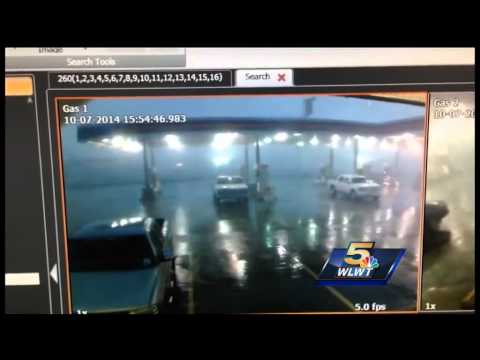 Maysville storm damage caught on surveillance video