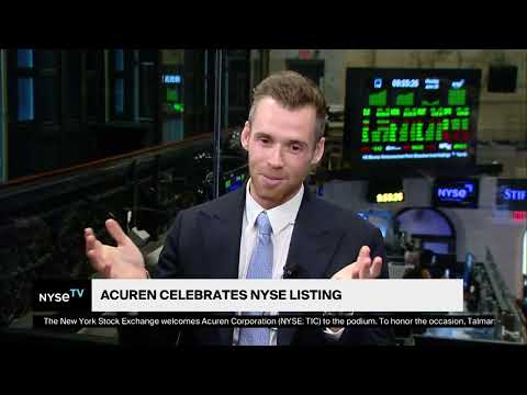 Robbie Franklin, Co Chairman at Acuren Joins Live on NYSE TV
