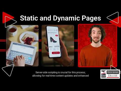 Explain the difference between Static and Dynamic Web Pages (LU1/LO9)