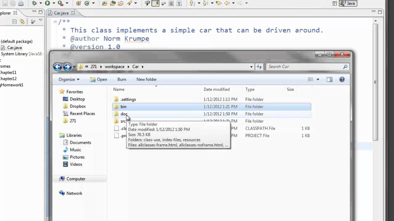 Eclipse Javadoc Tools