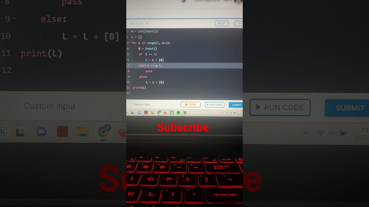 First 3 Last 3 Elements of List #nxtwave #ccbp #ccbpacademy #nxtwavestudent #ccbpintensive #NxtWave