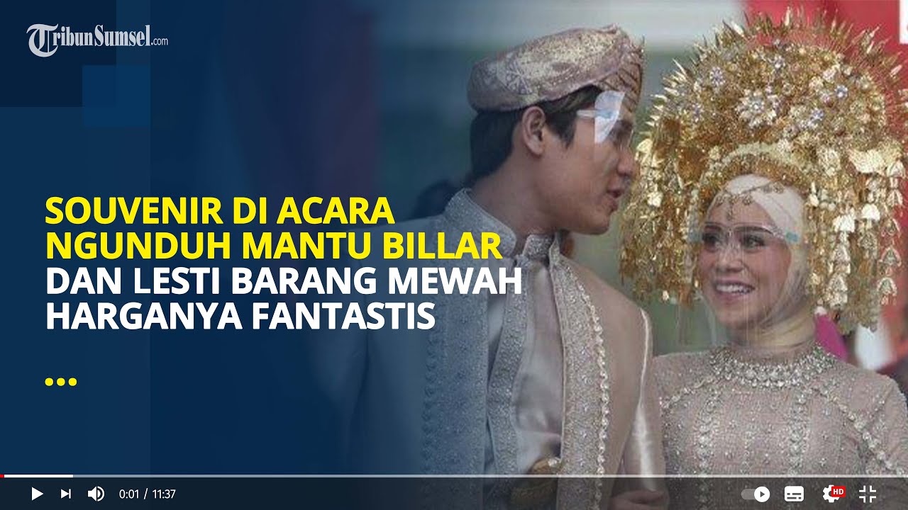 Barang Mewah Ini Jadi Souvenir Acara Ngunduh Mantu Rizky Billar dan Lesti Kejora, Fantastis