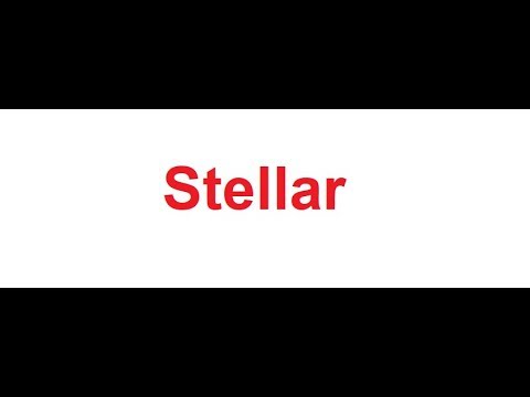 Stellar meaning in Hindi
