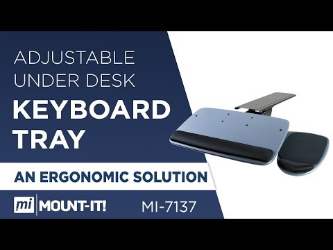 Adjustable Under Desk Keyboard Tray (MI-7137)