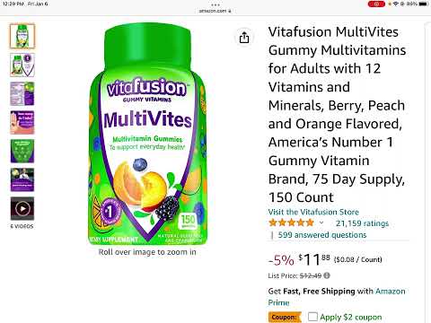 Chyyrp Deals - Vitafusion Gummy Multivitamins, 75 days, 150 count, $9.88, Amazon