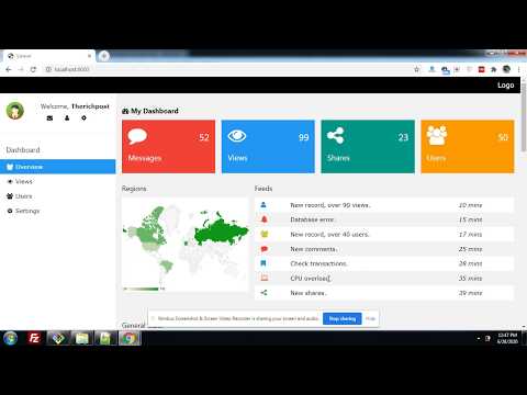 Laravel 7 Admin Dashboard Template Free