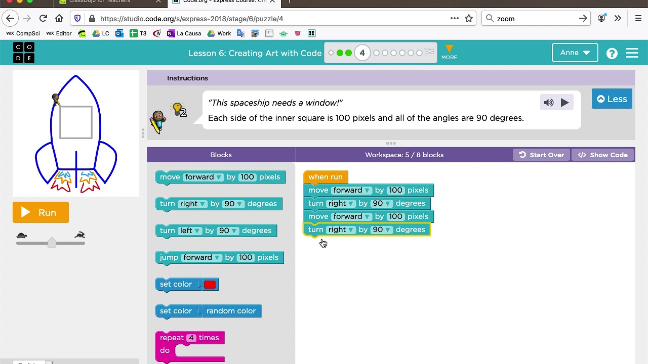 Lesson 6 Creating Art with Code