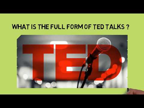 what is the full form of TED?