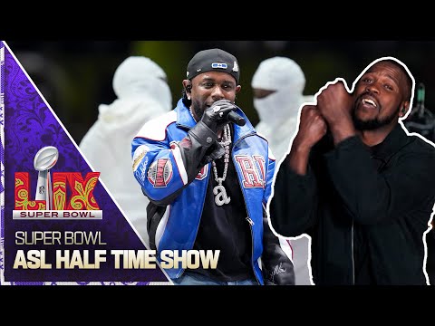 Kendrick Lamar Halftime Show Performed by Matt Maxey in ASL with Otis Jones IV as Uncle Sam