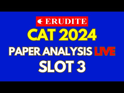 CAT 2024 Paper Analysis | How Was CAT Paper? | Slot 3 | Third Slot