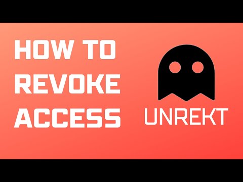 How to use UNREKT smart contract revoke?