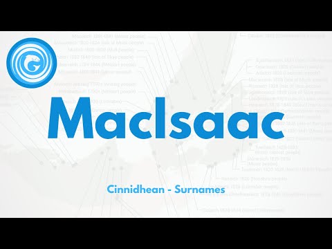 MacIsaac - Cinnidhean (Surnames)