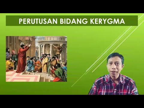Pelajaran Sakramen Krisma: Perutusan Bidang Kerygma