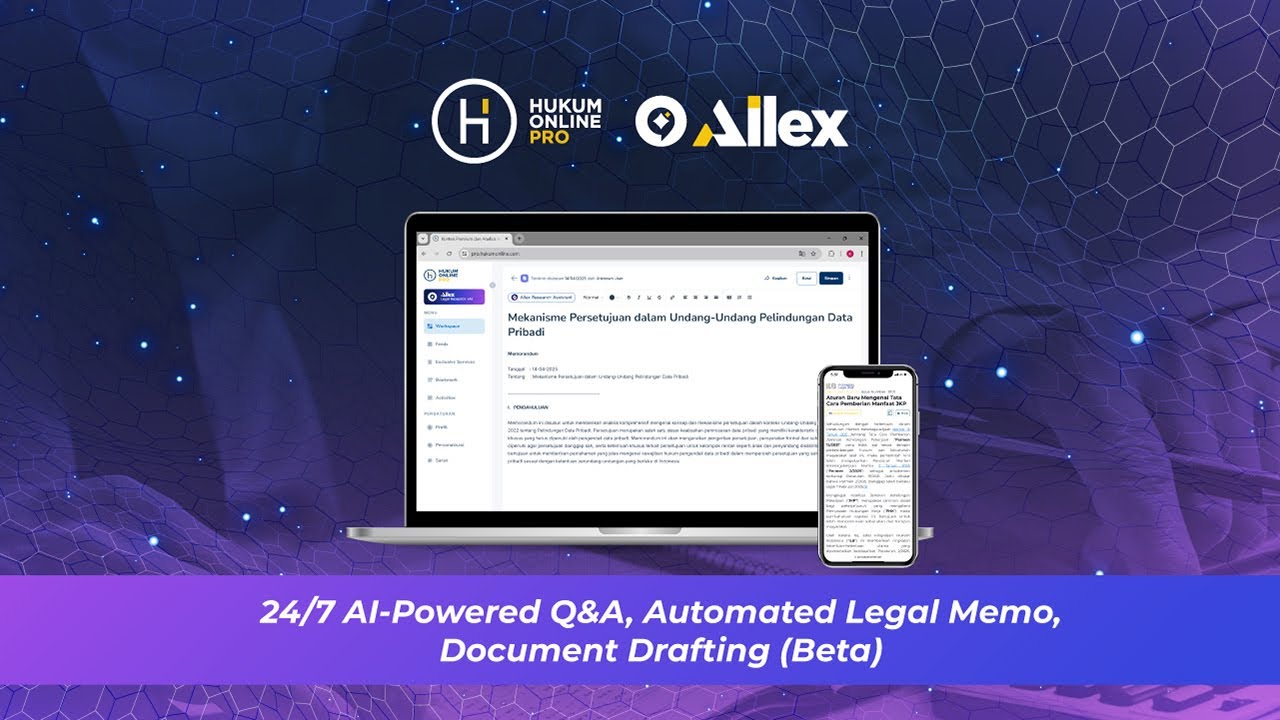 AIlex: Platform Cerdas untuk Kemudahan Riset Hukum Anda