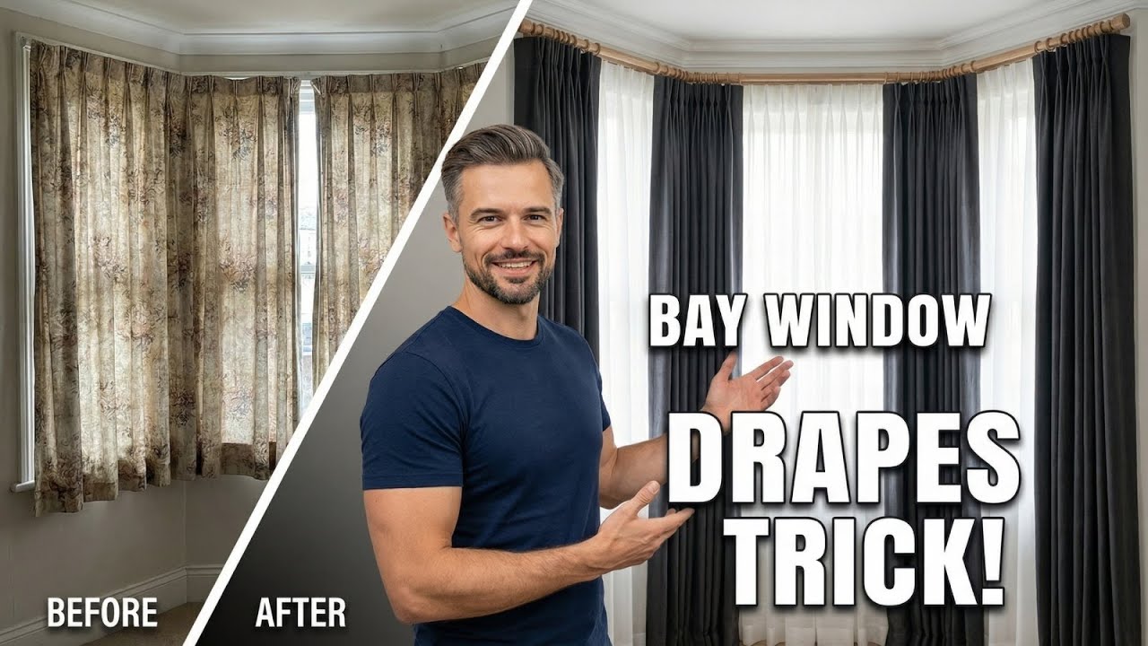 Top 10 Drapery Ideas For Bay Windows