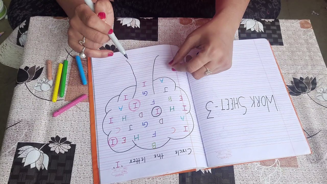 nursery worksheets| fun with Alphabets | Kids practice sheets| preschool A-Z activities #explorekids