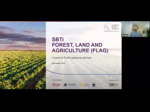 Launch of the FLAG (Forest Land and Agriculture) Guidance