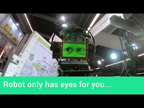 This robot only has eyes for you...