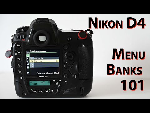 Nikon D4: Menu banks (shooting & custom settings menu) (25482)
