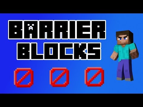 How to Spawn Barrier Blocks in Creative Mode in Minecraft! NO MODS OR HACKS