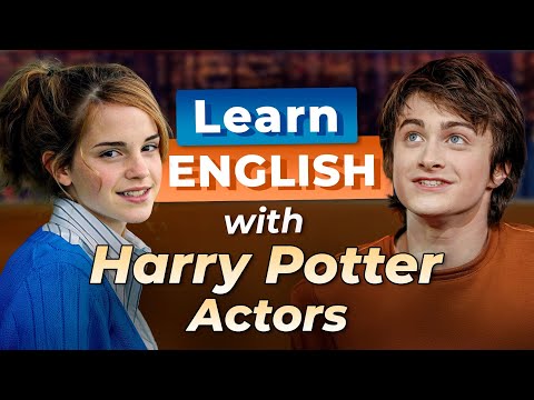 Learn English with EMMA WATSON & DANIEL RADCLIFFE — Harry Potter Actors