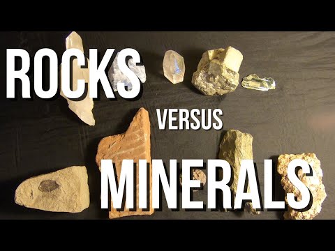 ROCKS vs MINERALS / What is the difference ? What is a ROCK ? What is a MINERAL ?