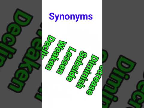Abate - Learn This Powerful Word for Exams | English Vocabulary with Image | Short Video #shorts