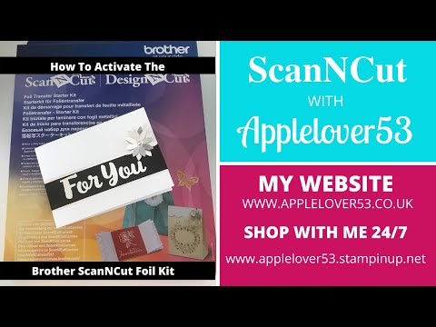 How To Activate The ScanNCut Foil Kit – Applelover53 – Blog