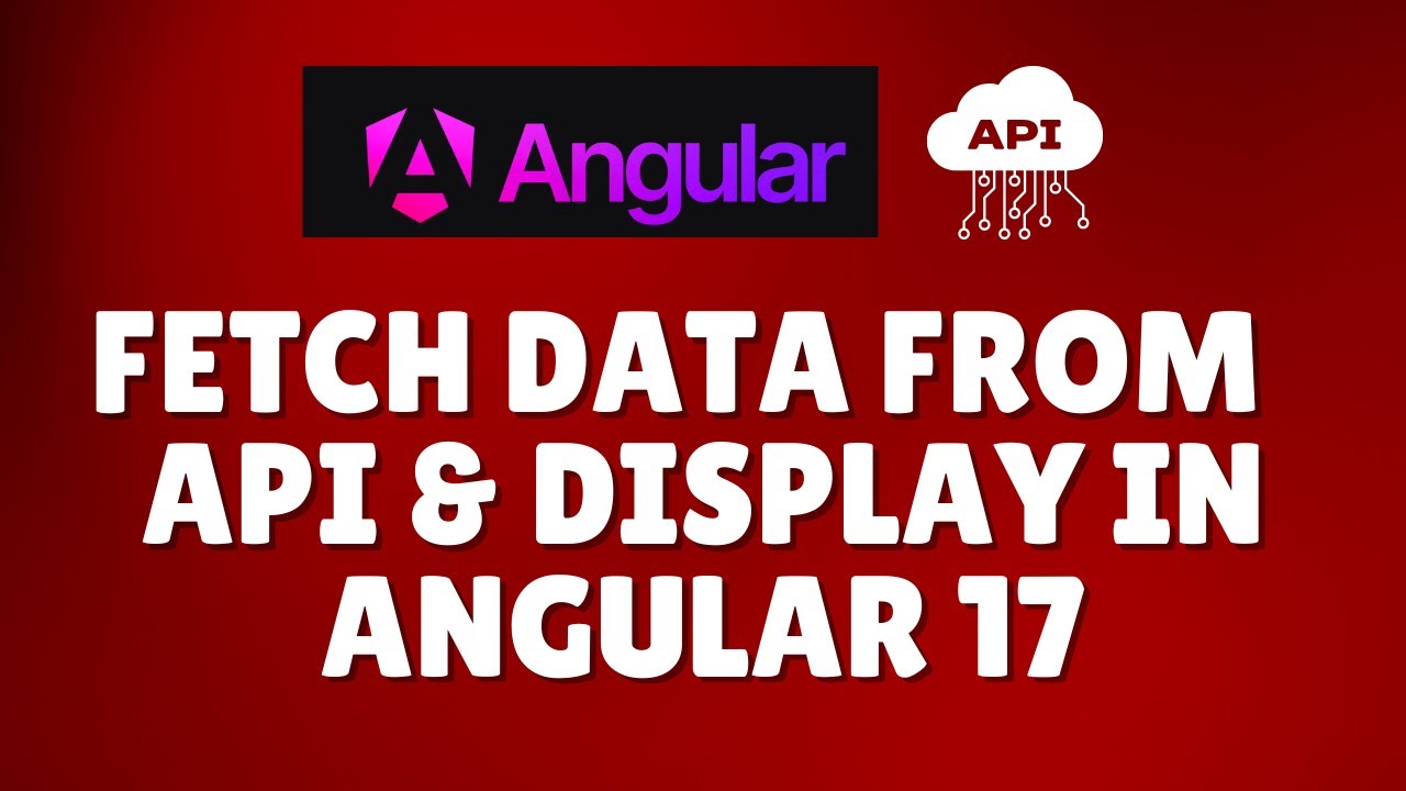 How to fetch data from an API and display it in Angular 17?