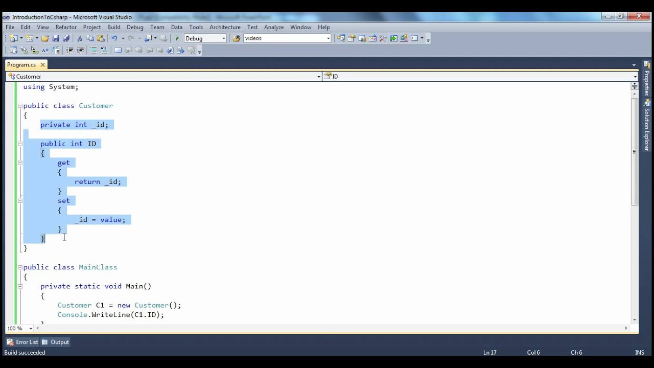 Part 49   C# Tutorial   Access Modifiers in C#