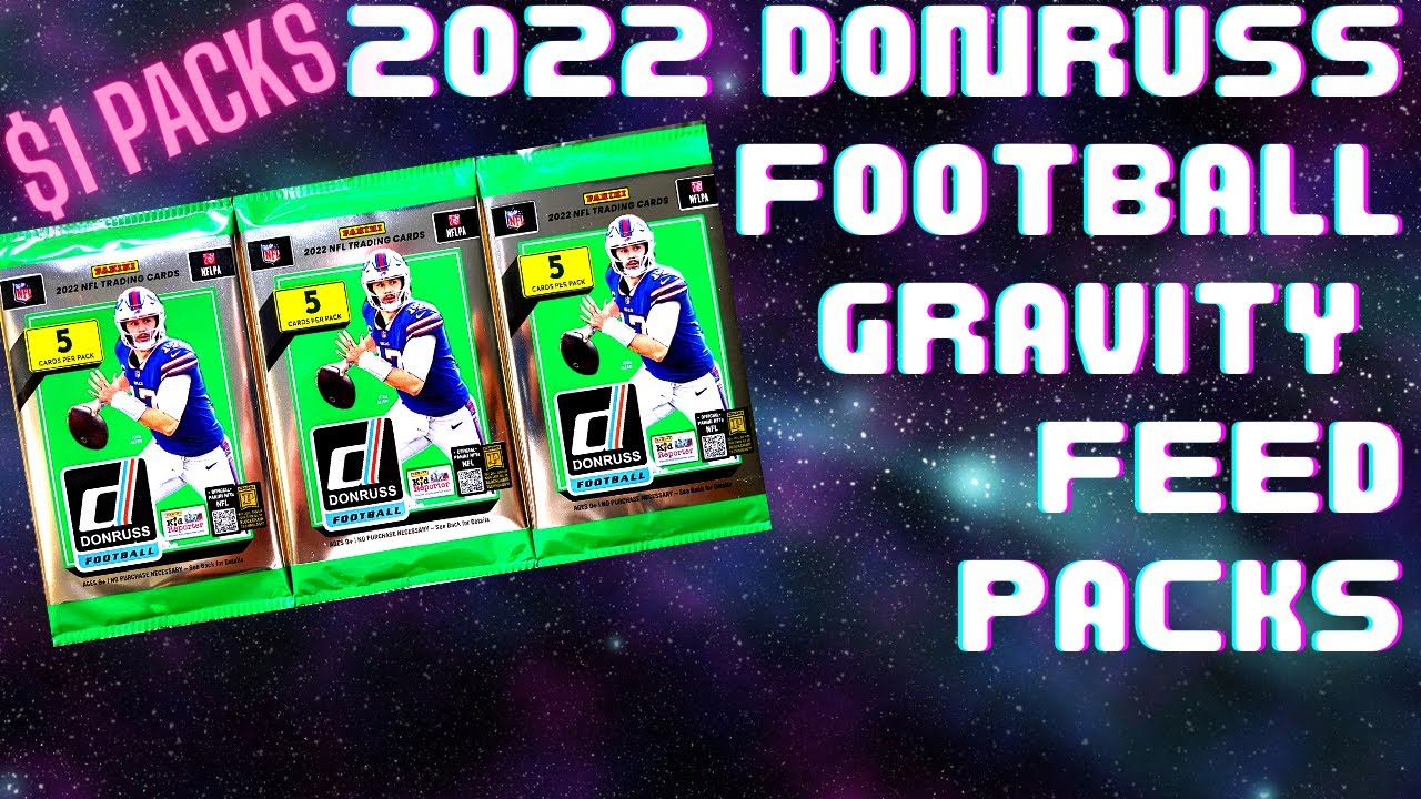 2022 Panini Donruss Football Gravity Feed Packs Opening and Review