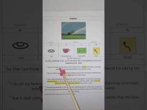 Meaning of the Rainbow Explained in 𐤀ncient Hebrew (Eʋe)