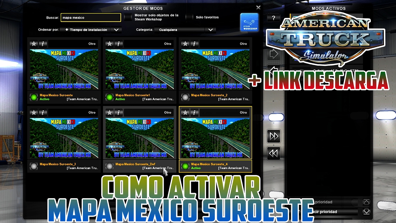 Map Mexico Suroeste - ATS