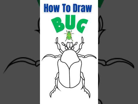 Simple How To Draw Easy Lady Bug || Ladybug Drawing Cute