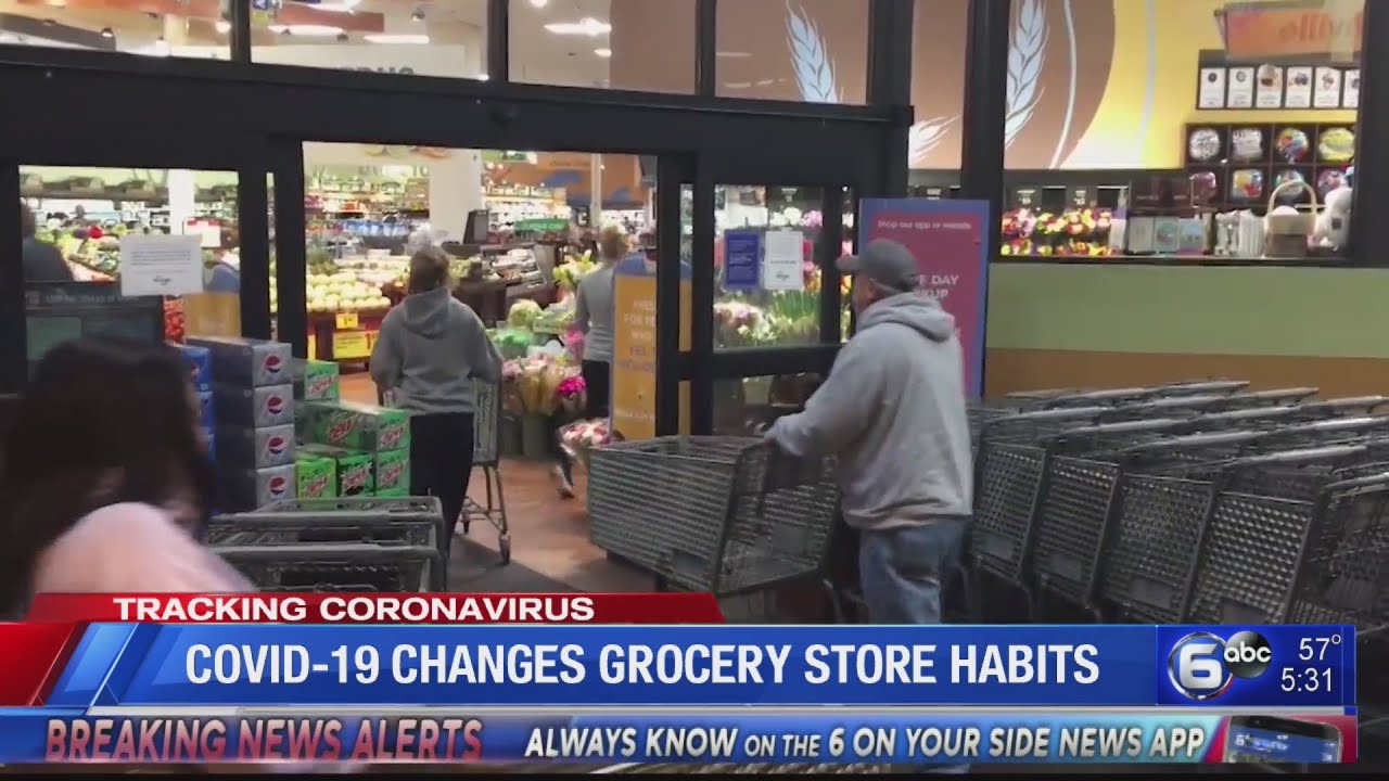 How COVID-19 changes grocery store shopping habits