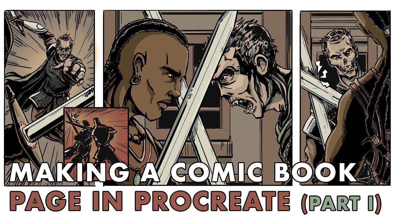 Making a Comic Book Page in Procreate (Part 1)