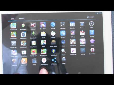 How to use 3G Modem Dongle and mobile data on E-ceros Vision tablet with Android Jelly Bean 4.2.2