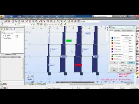 Autodesk Robot Structural Analysis Tutorial-2D Frame Analysis Civil Engineering