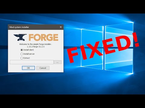 Minecraft Forge Installer .jar doesn't run - Fixed 2020 Windows 10