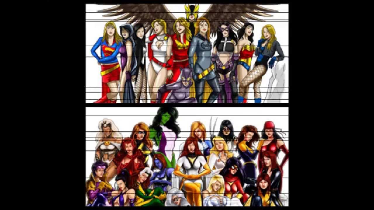 DC vs Marvel: The Girls Battle It Out