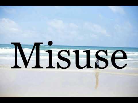How To Pronounce Misuse🌈🌈🌈🌈🌈🌈Pronunciation Of Misuse