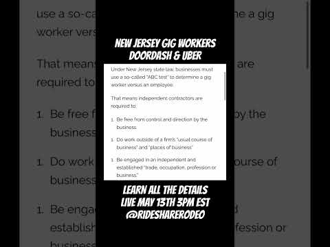 New Jersey state law, businesses must use “ABC test” to determine a gig worker vs. employee🤬